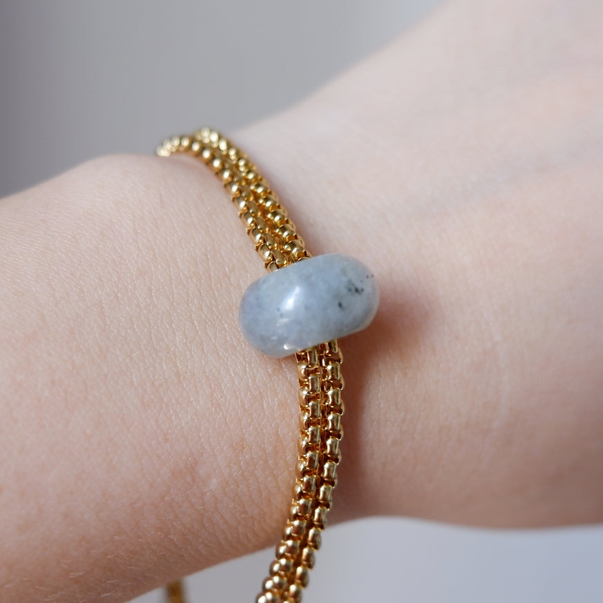 Labradorite and Lapis Lazuli Ara Bracelets – Made by KCA