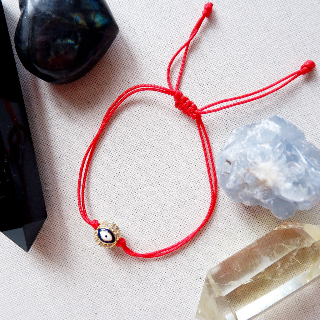 Evil Eye Red Thread Bracelet – Made by KCA